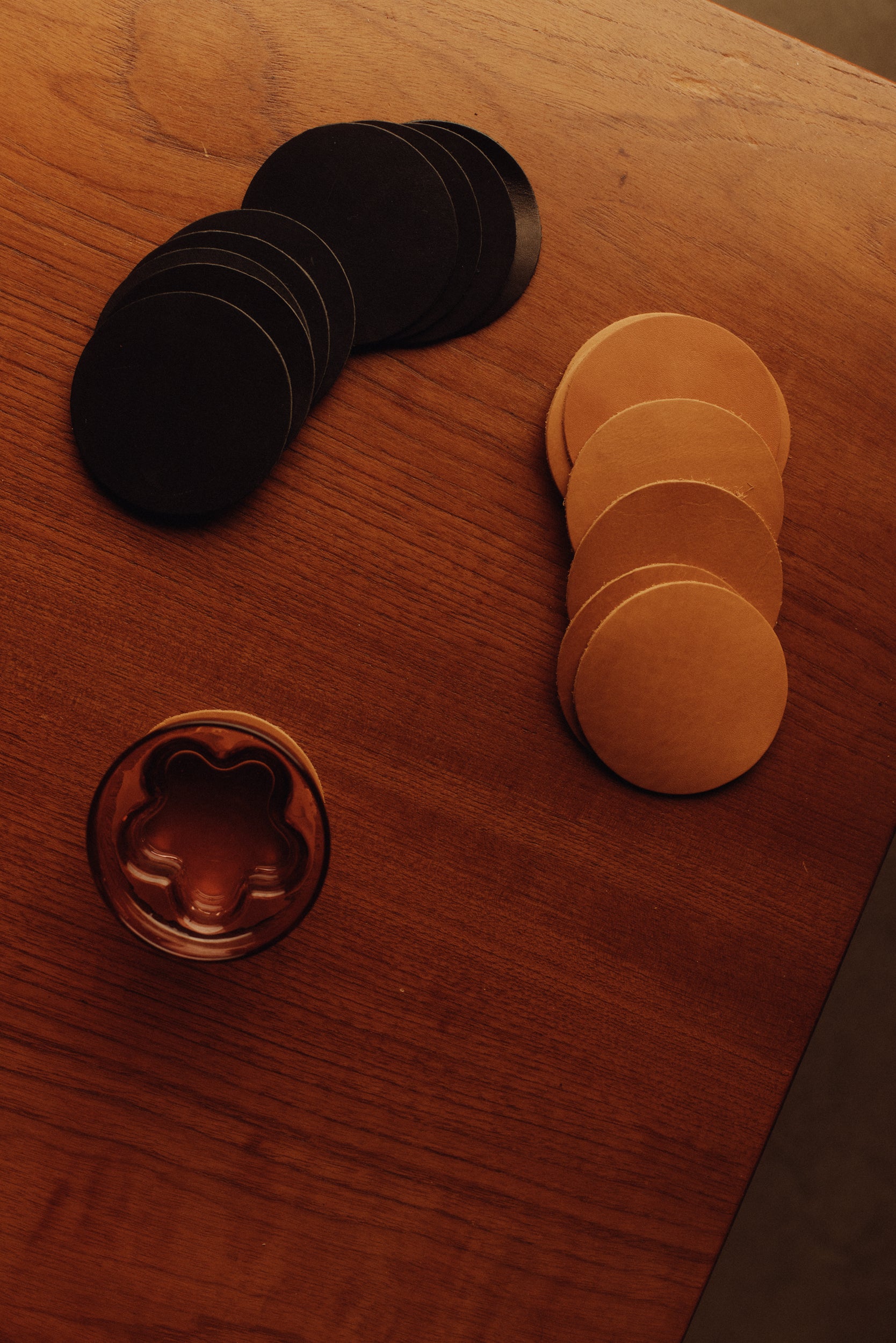 Leather Coasters – studio HENRY WILSON